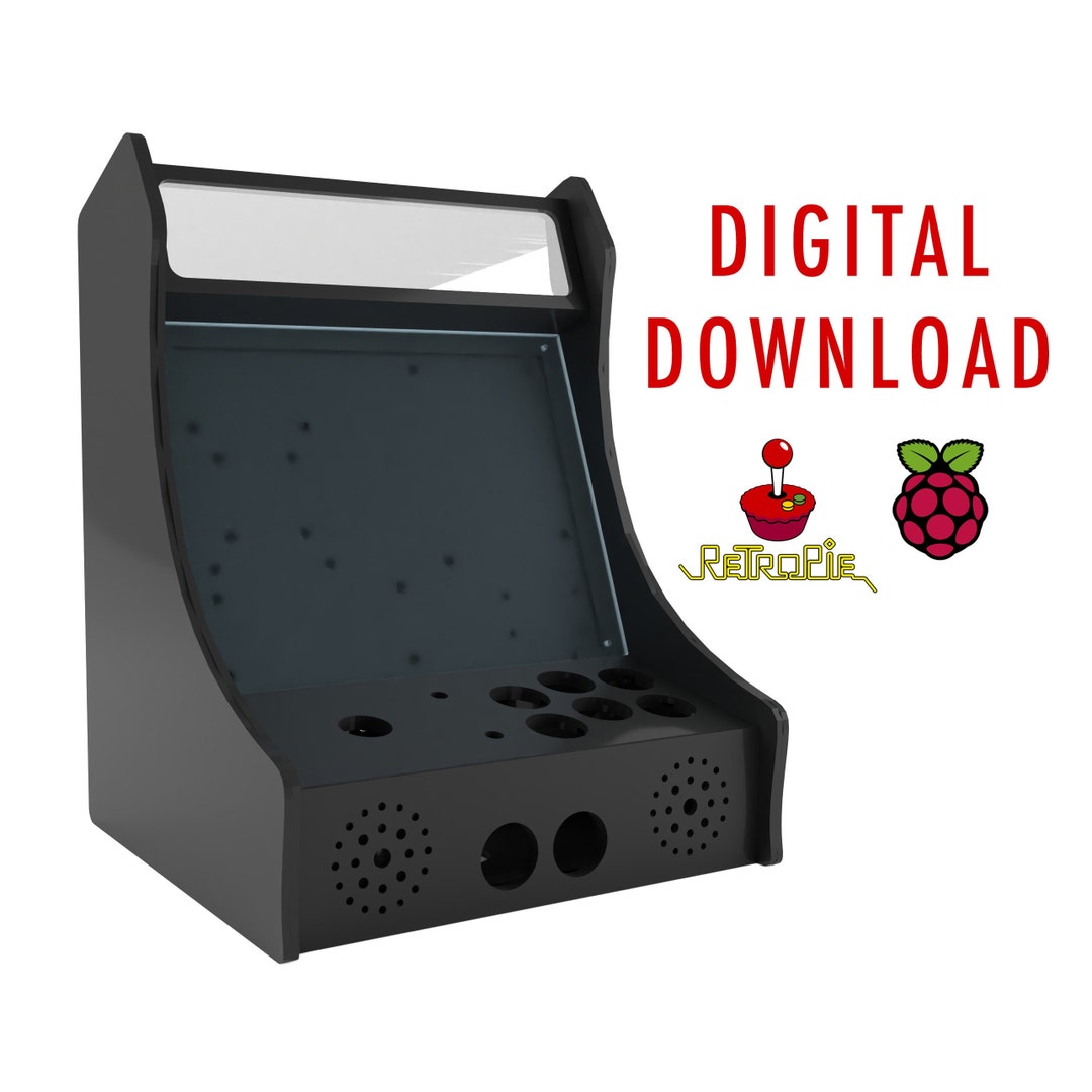 Arcade Cabinet Plans: Retropie Mini Bartop, CNC Laser Cut DXF SVG ...