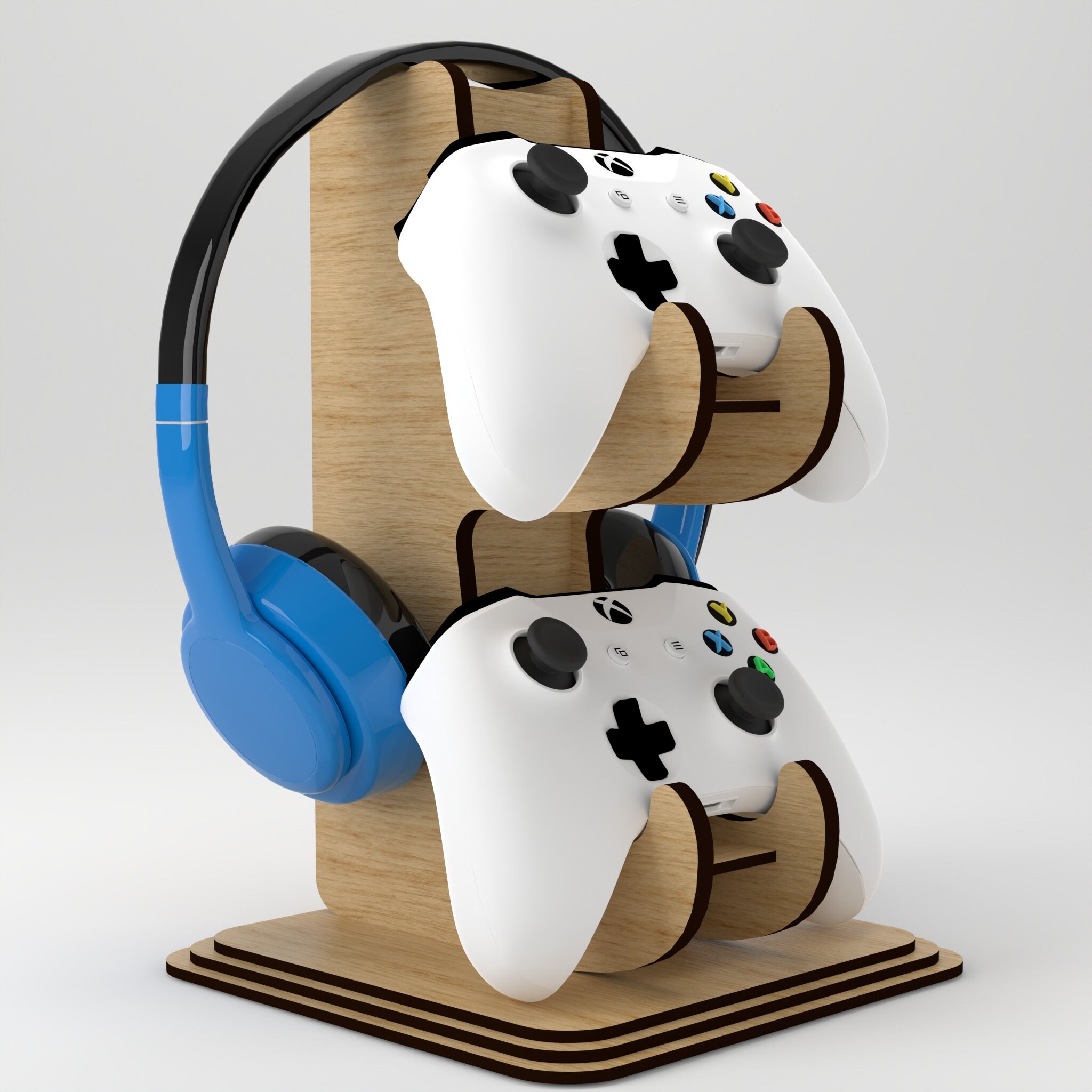 Laser Cut Controller & Headphone Stand Plans: SVG DXF Files - Etsy