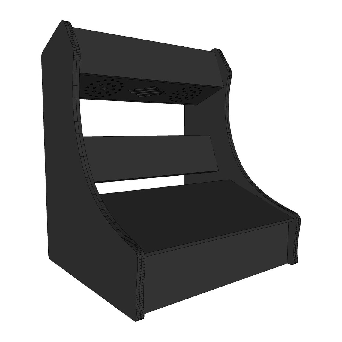 CNC Laser Cut Files Switch Arcade Cabinet, Retro Mini Bartop for Gaming ...