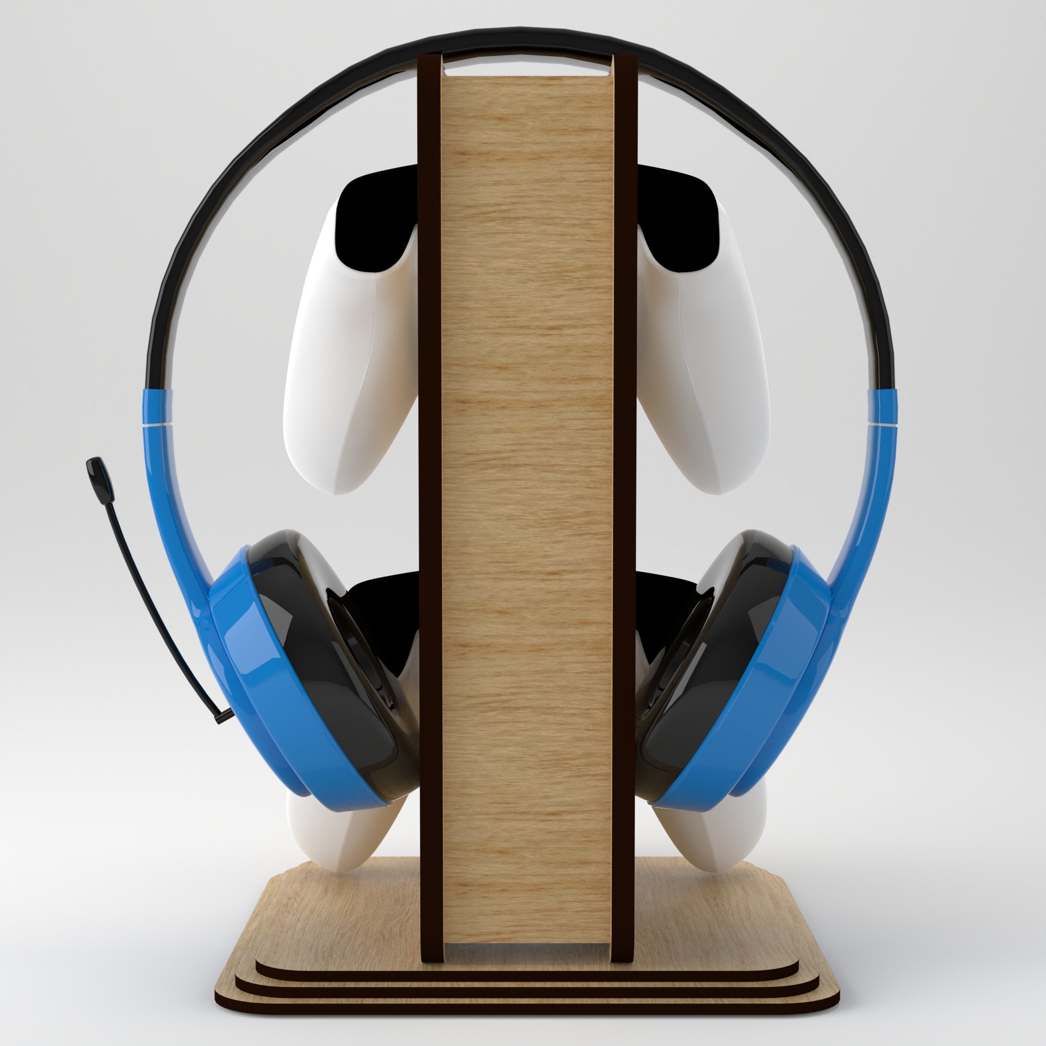 Laser Cut Controller & Headphone Stand Plans: SVG DXF Files - Etsy