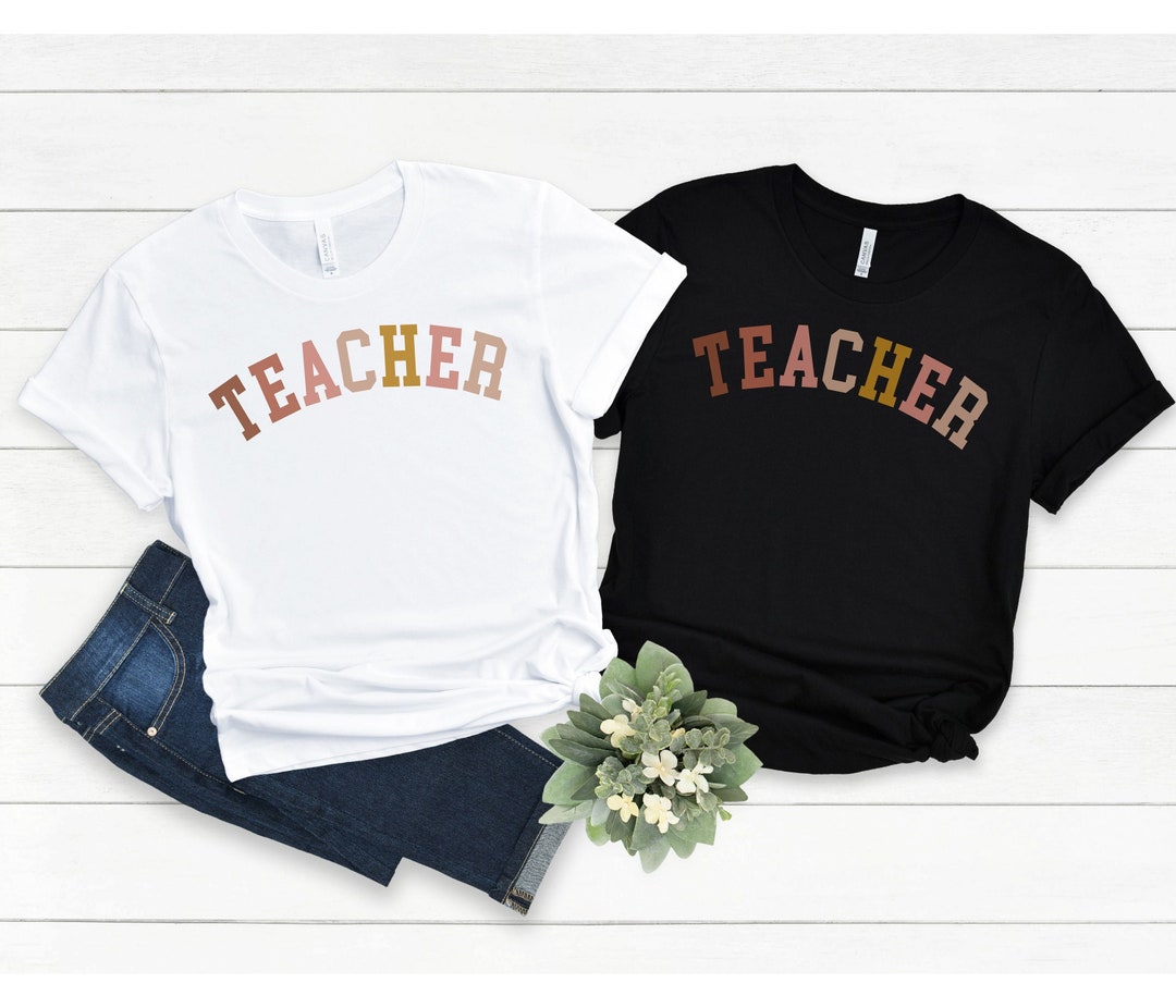 Retro Teacher Shirt, Teacher Gift, Teacher Shirt, Elementary Teacher ...