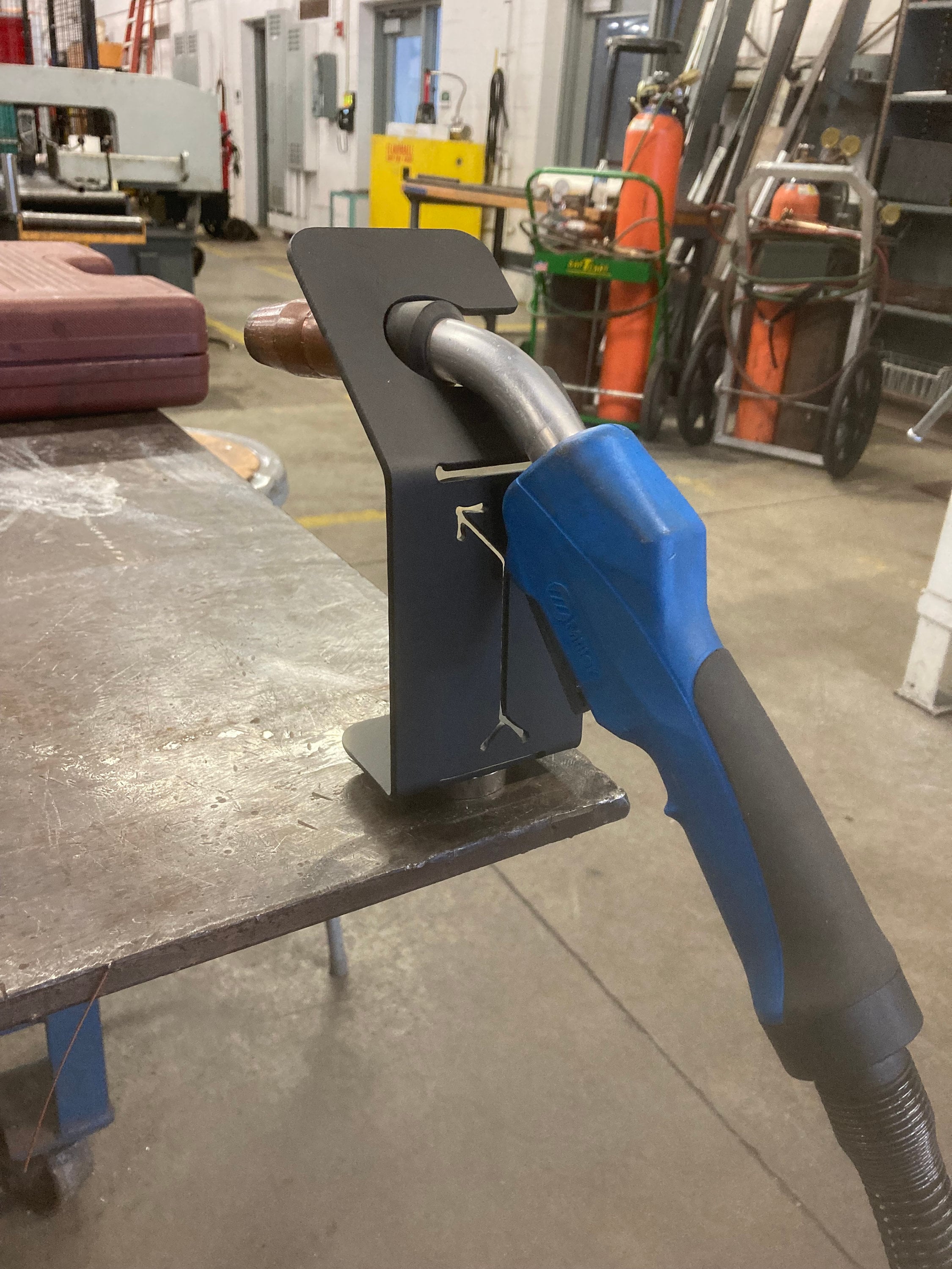 MIG Welding Gun Holder DXF File Project by Antler Anchors™ - Etsy