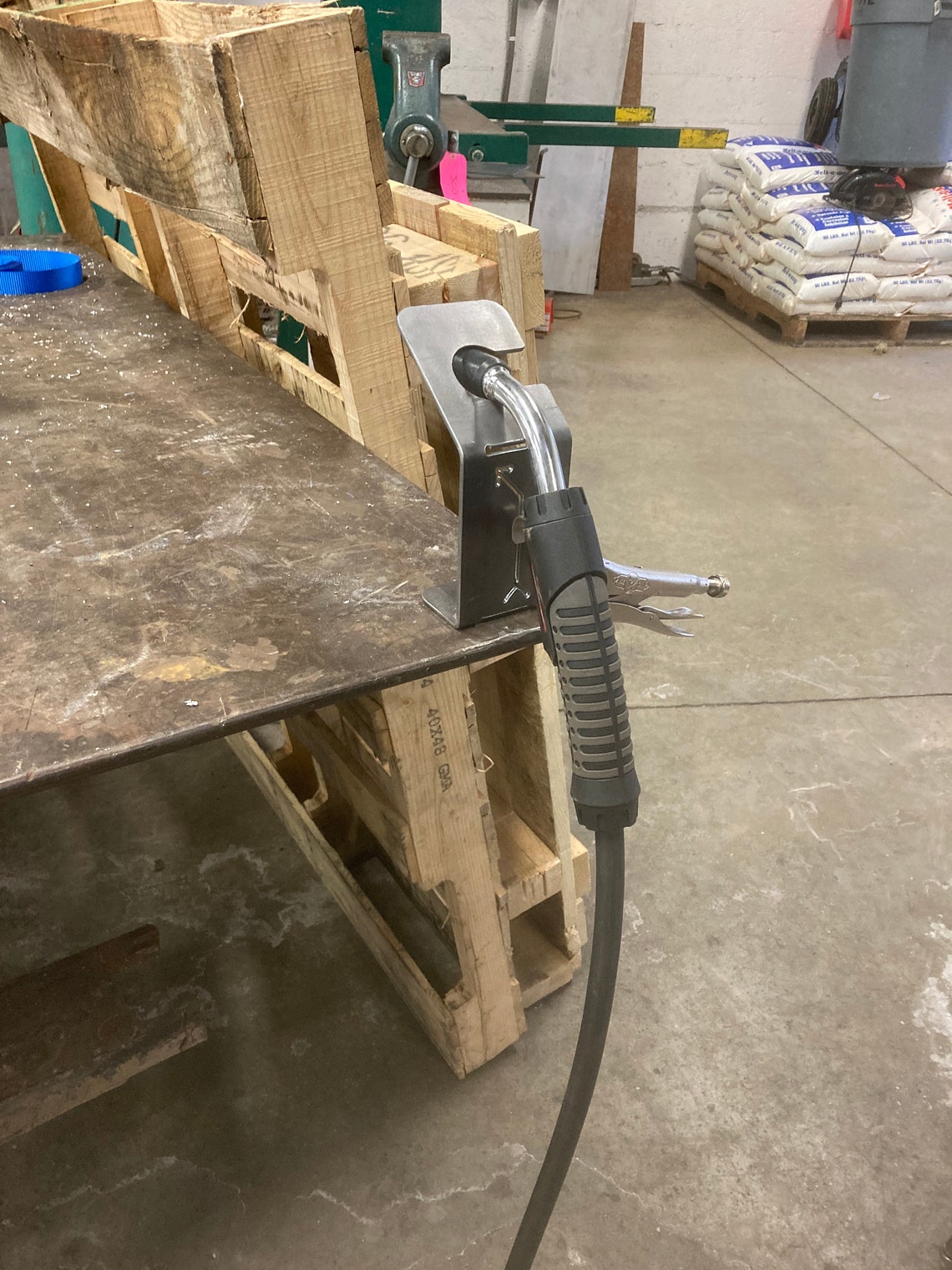 MIG Welding Gun Holder DXF File Project by Antler Anchors™ - Etsy