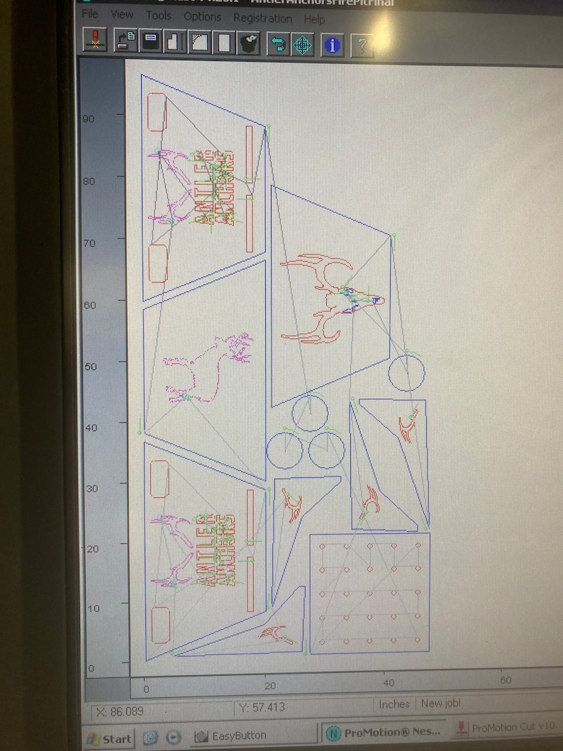 Deer Themed Fire Pit, DXF File, for CNC Plasma, LASER, Waterjet - Etsy