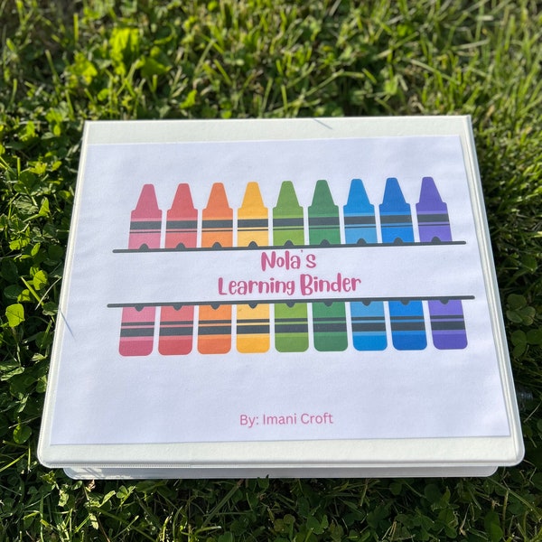 Learning Binder - Etsy