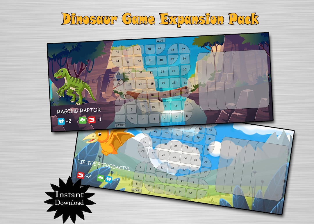 Happy Little Dinosaur / Game Board / Dinosaurs / Kids Game / Expansion ...