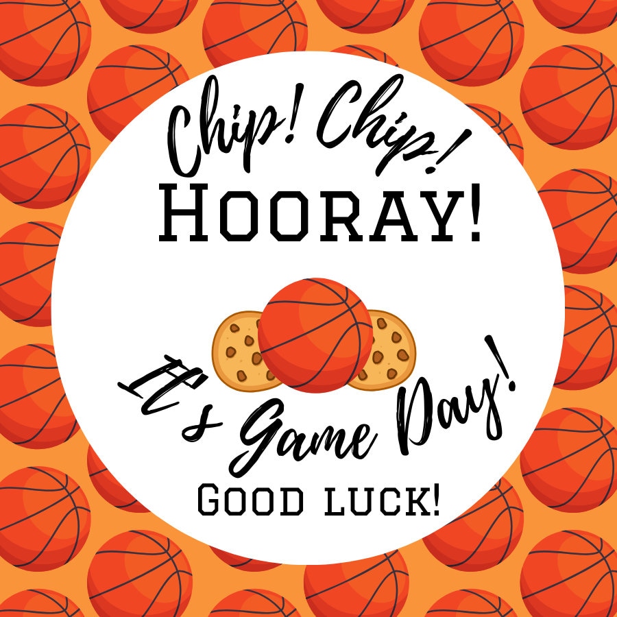 Basketball Game Day Tag - Etsy