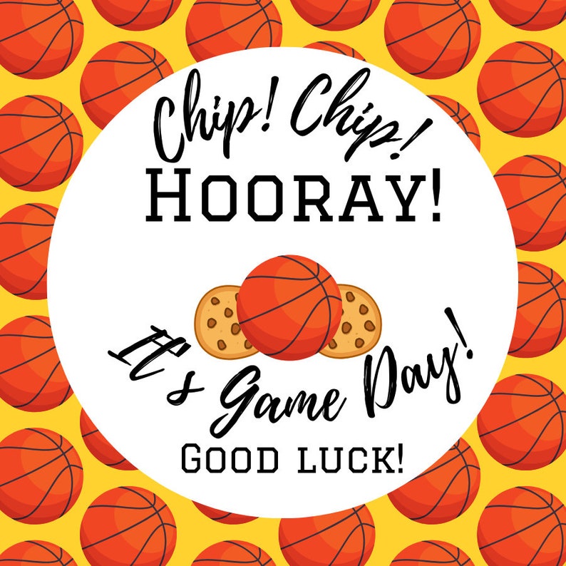 Basketball Game Day Tag - Etsy
