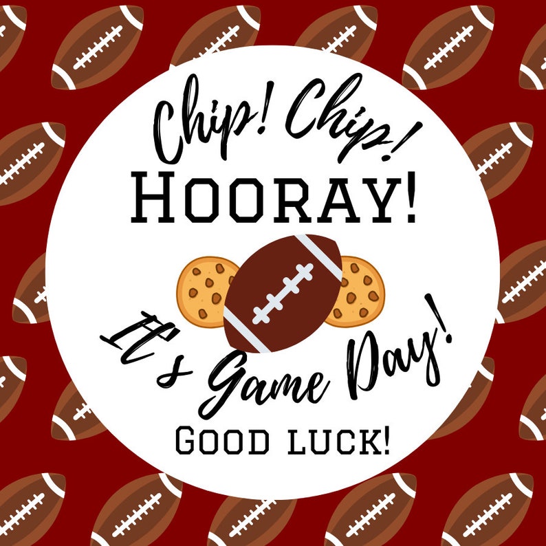 Football Game Day Tag - Etsy