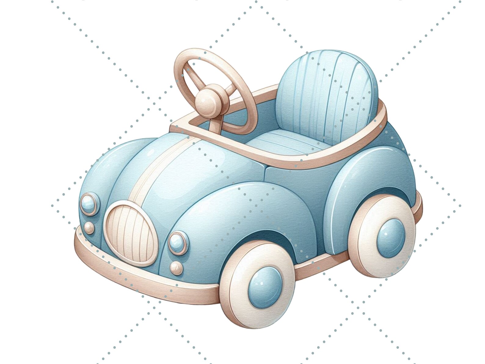 Watercolor Baby Boy Toys Clipart, Baby Shower Set, Nursery, Newborn ...