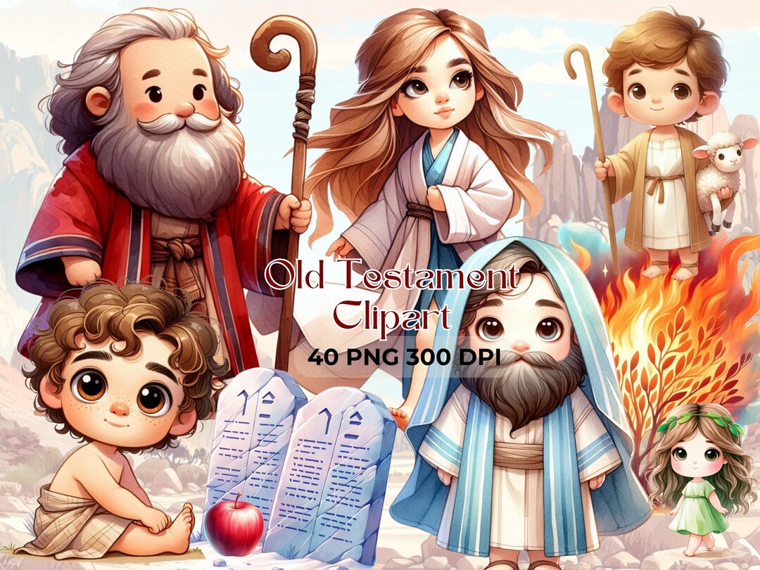 Biblical Characters Clipart | Biblical Stories | Old Testament Clipart ...