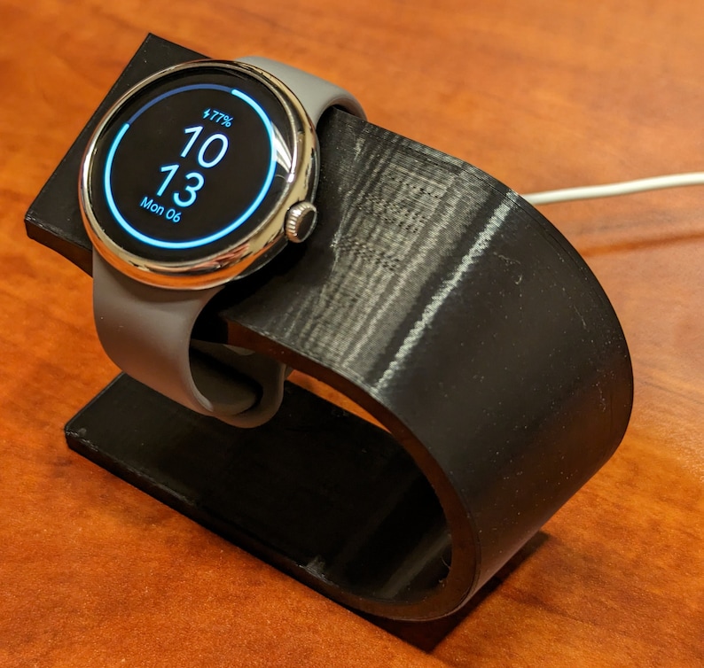 Pixel Watch Charging Stand 2022 Model W/ Cable Management 3D Printed - Etsy