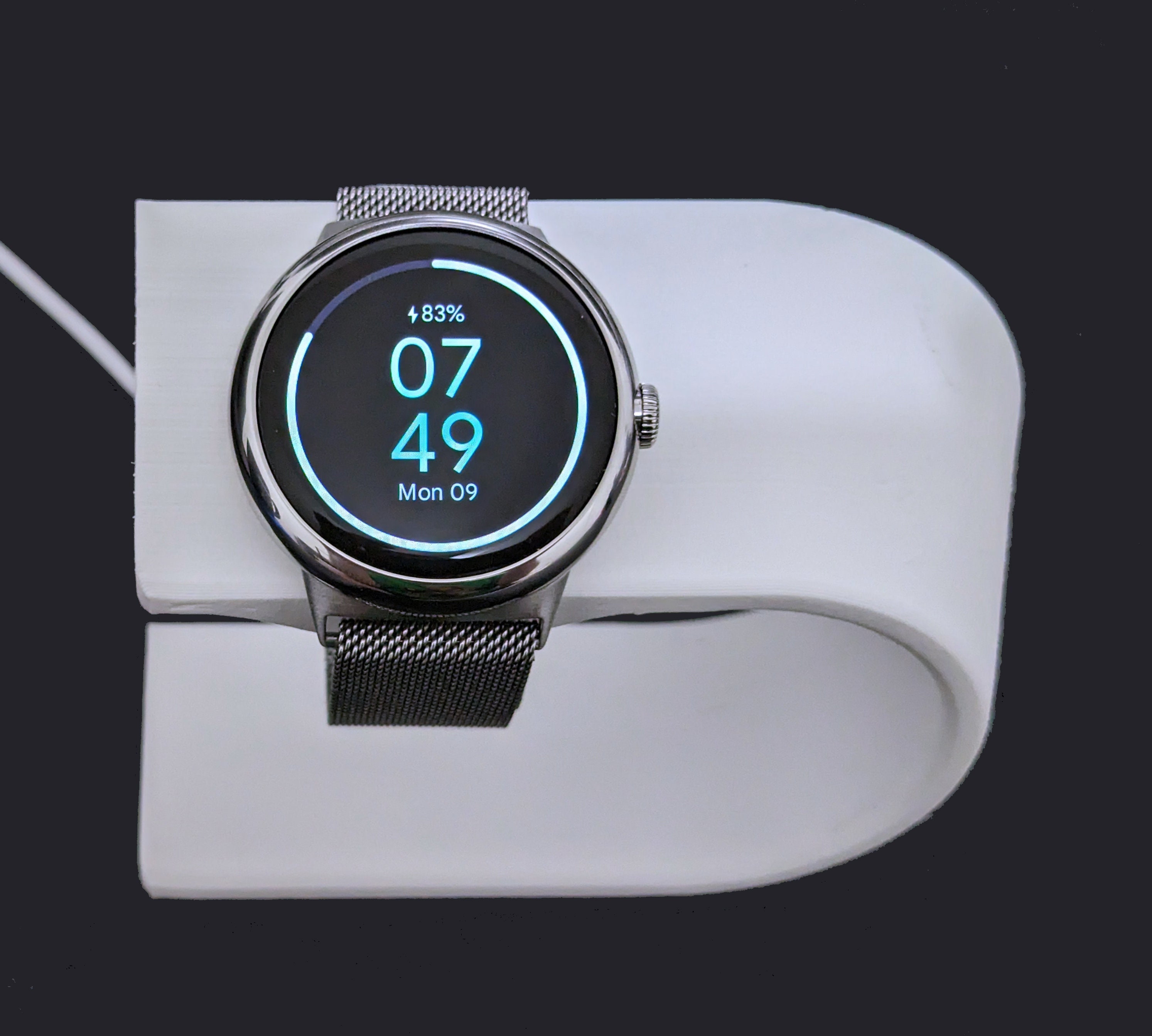 Pixel Watch Charging Stand 2022 Model W/ Cable Management 3D Printed - Etsy