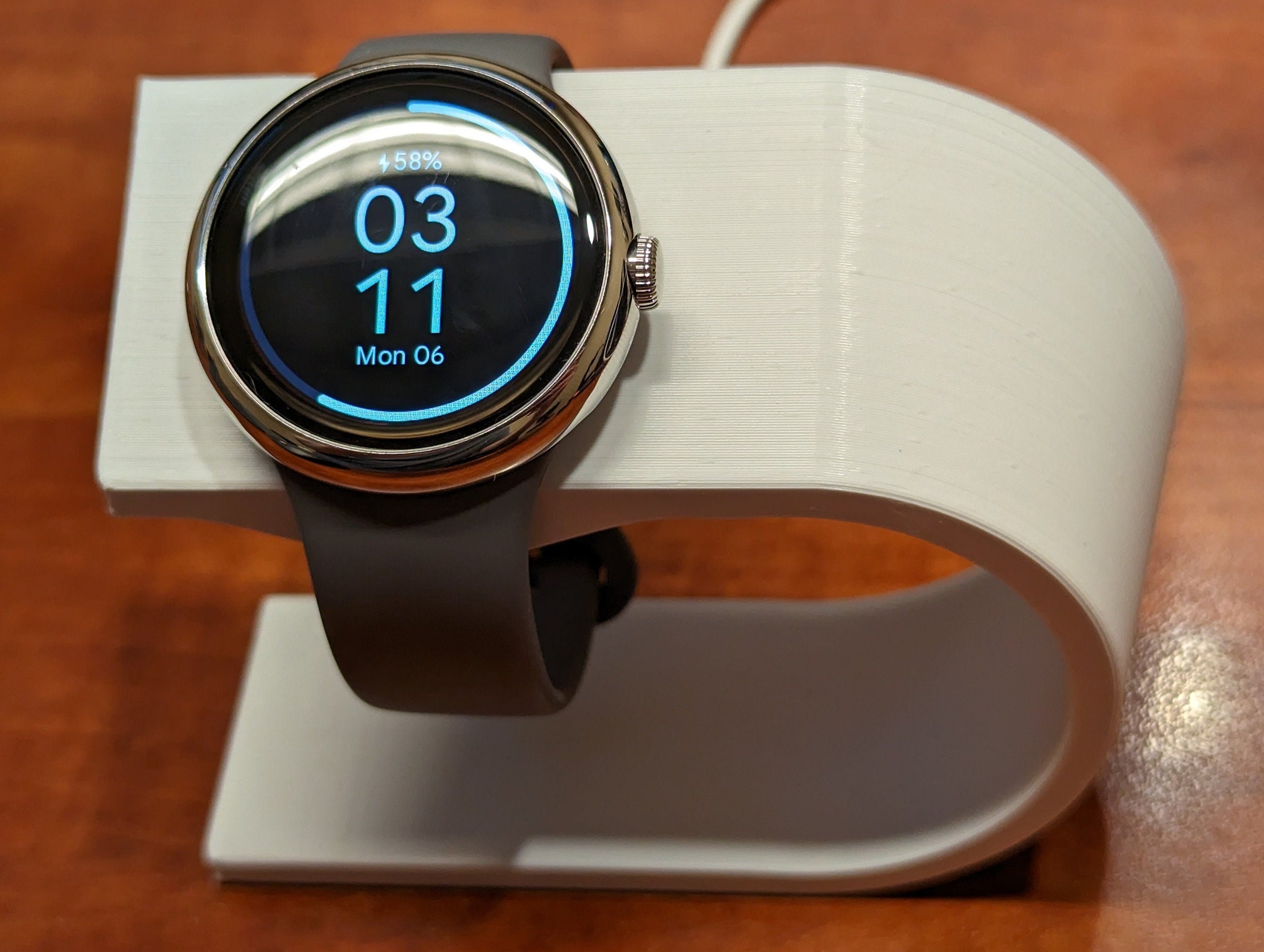 Pixel Watch Charging Stand 2022 Model W/ Cable Management 3D Printed - Etsy