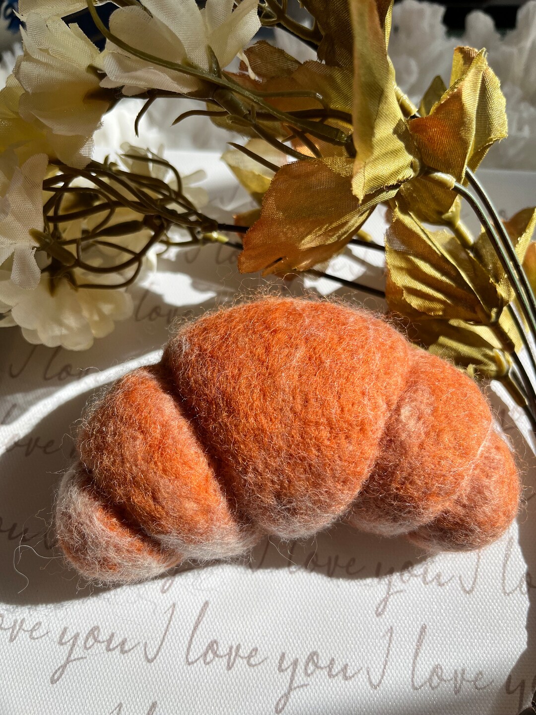 Bakery Play Food- Handmade Croissant Plushies, Pretend Kitchen, Baby ...