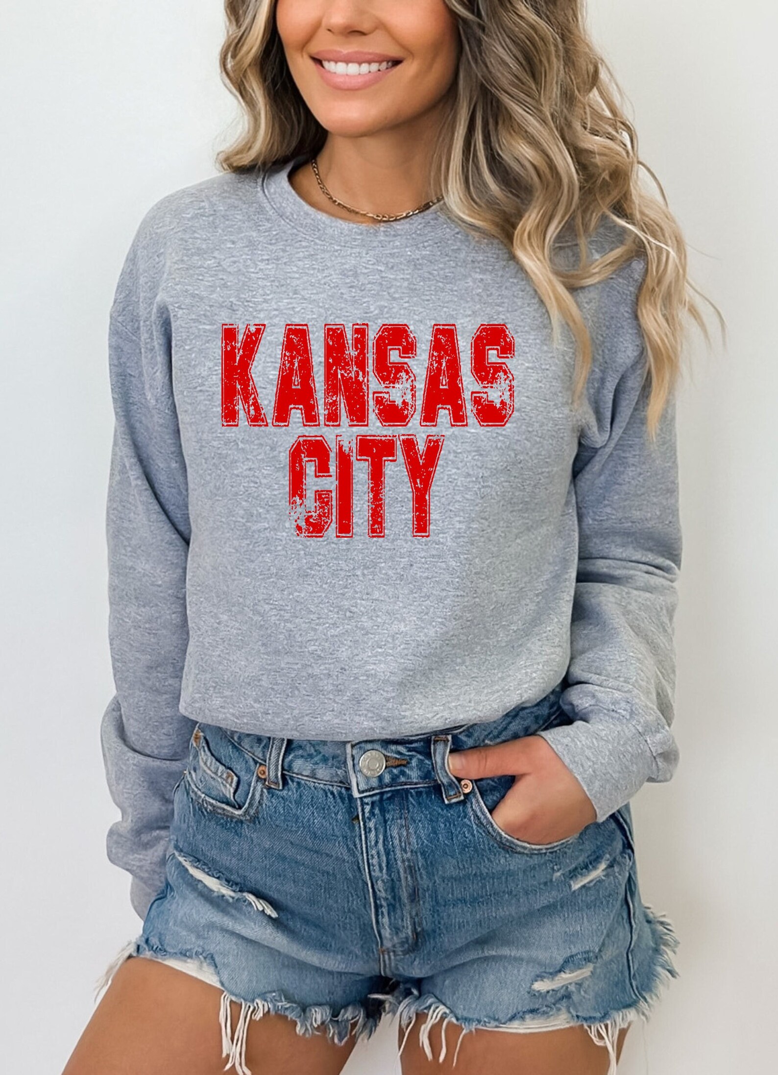 Kansas City Sweatshirt, Vintage Kansas City Sweatshirt, Travis Kelce ...