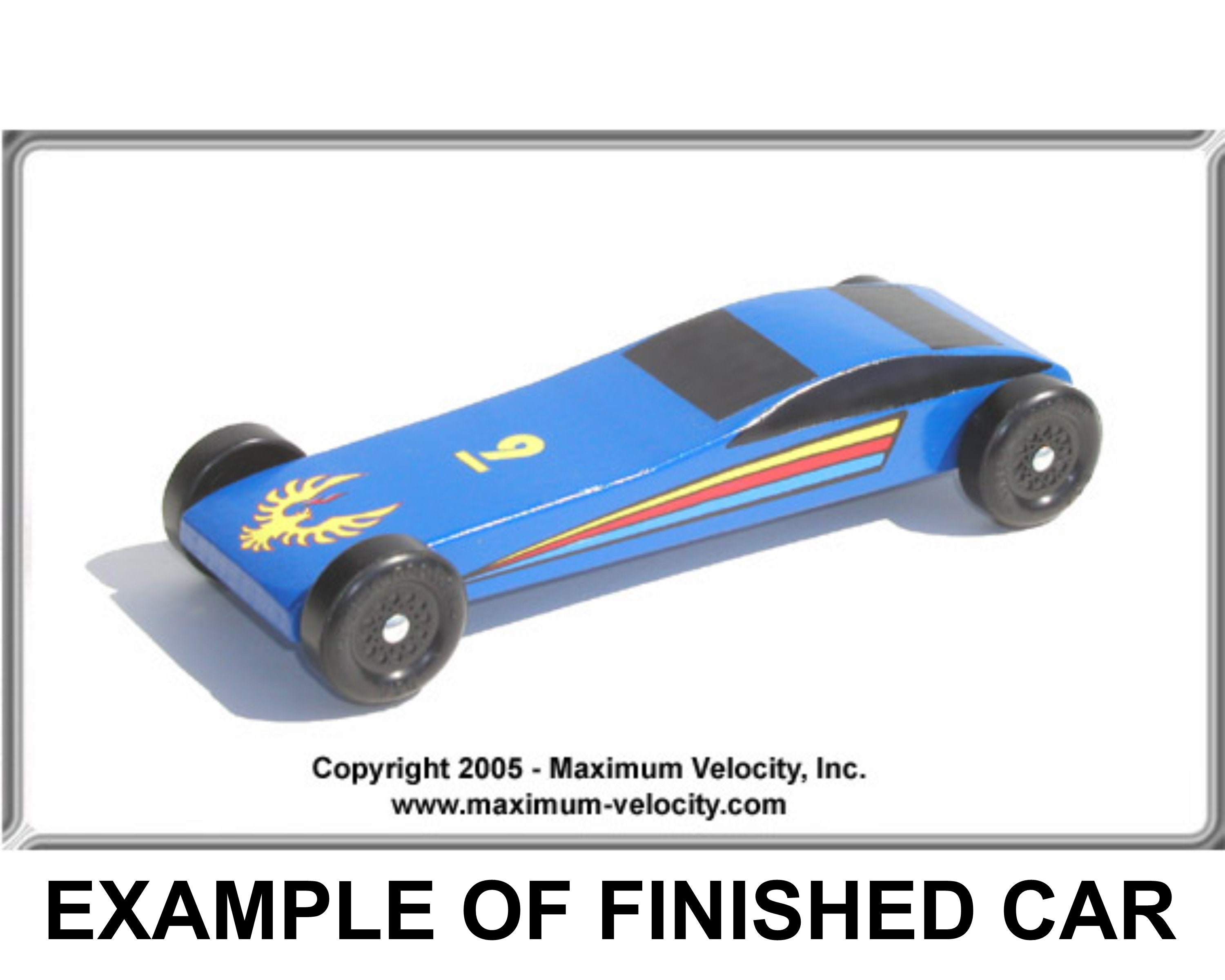 Pre-cut Sports Car Kit Pinewood Derby – Includes Body, Weight ...