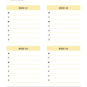 Printable Monthly to Do List Printable I Simple Tasks List Template I ...