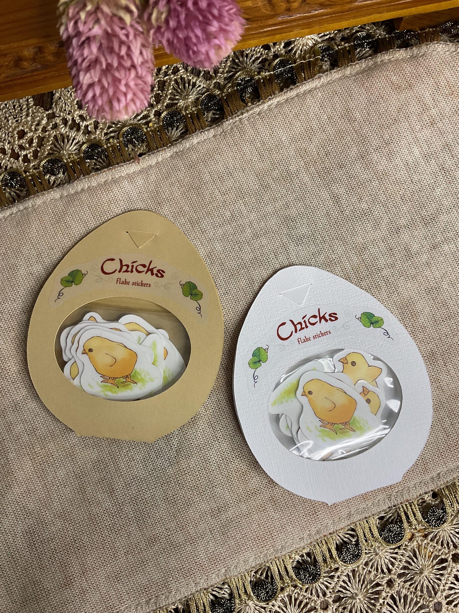 Kawaii Chick Sticker Pack: Vinyl Flake Stickers, Easter Gift - Etsy