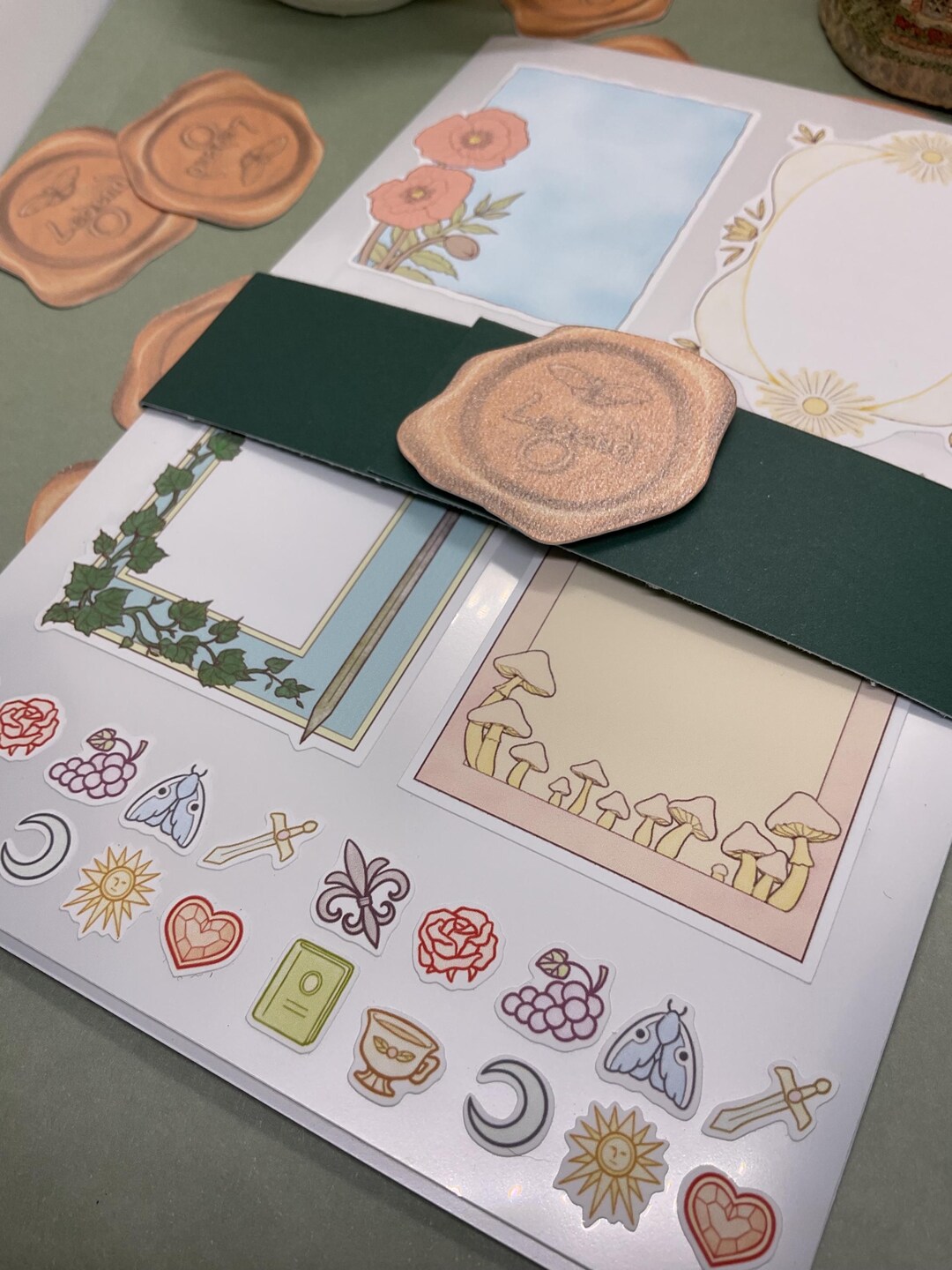 Literary Journaling Stickers Set, Classic & Fantasy Aesthetic ...