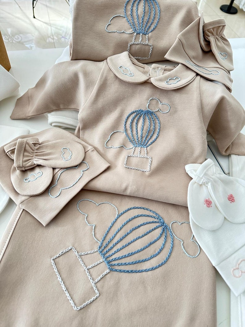 Embroideried Baby Clothing Set, Baby Newborn Clothing Set, Baby Coming ...