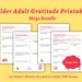 Gratitude Worksheet Bundle, Gratitude Journal Template, Printable ...