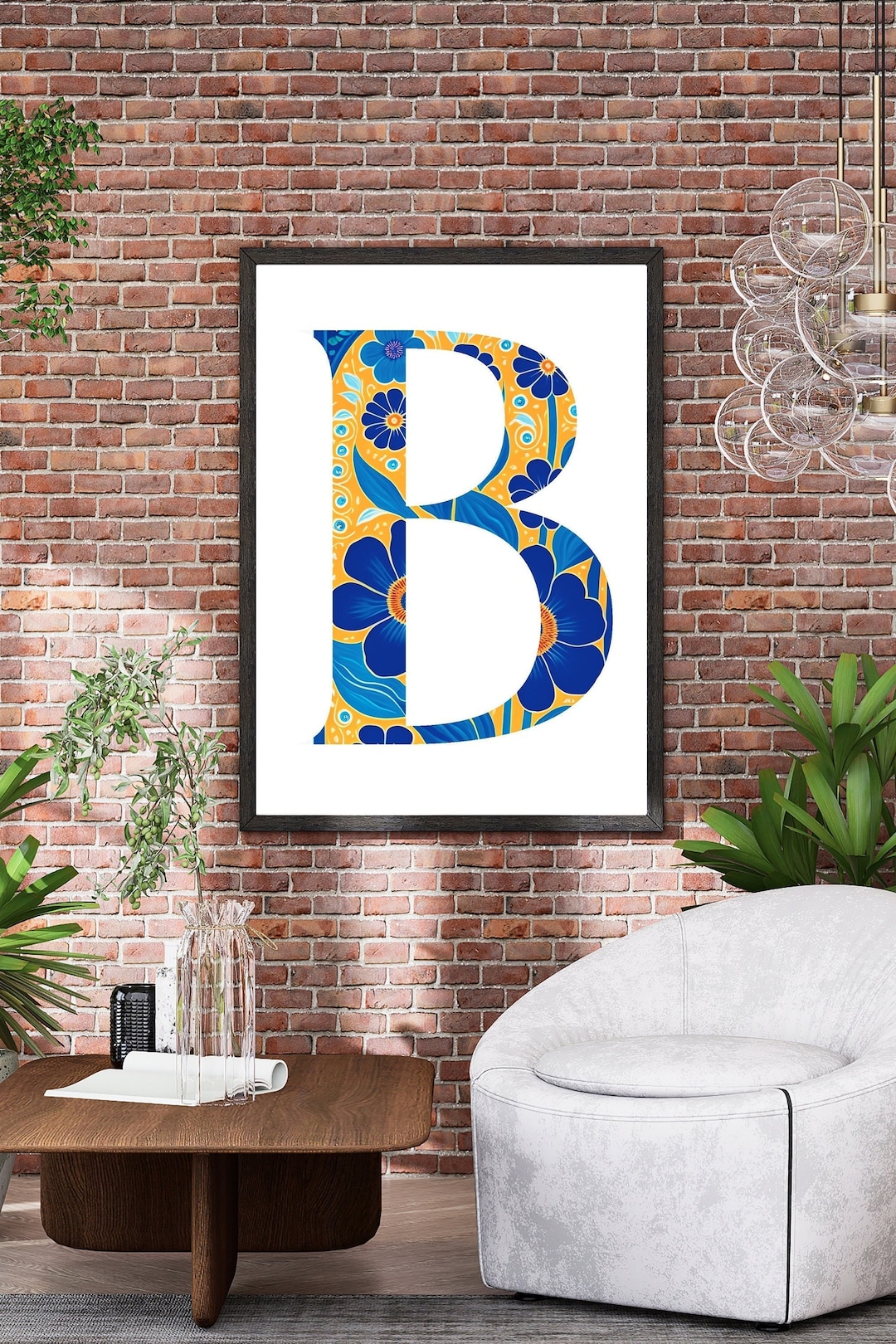 DIY Monogram Split Letter Floral Alphabet and Numbers | Boho Letters ...