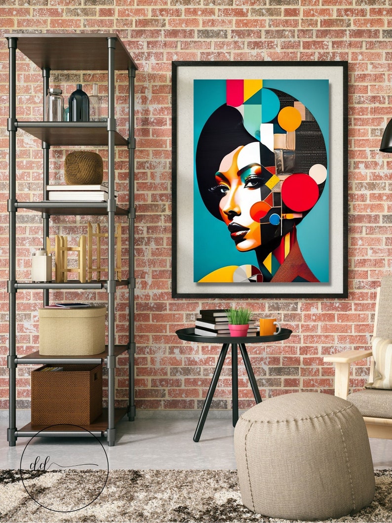 Mid Century Modern Wall Art Gallery Curated Set of 10 Maximalist ...