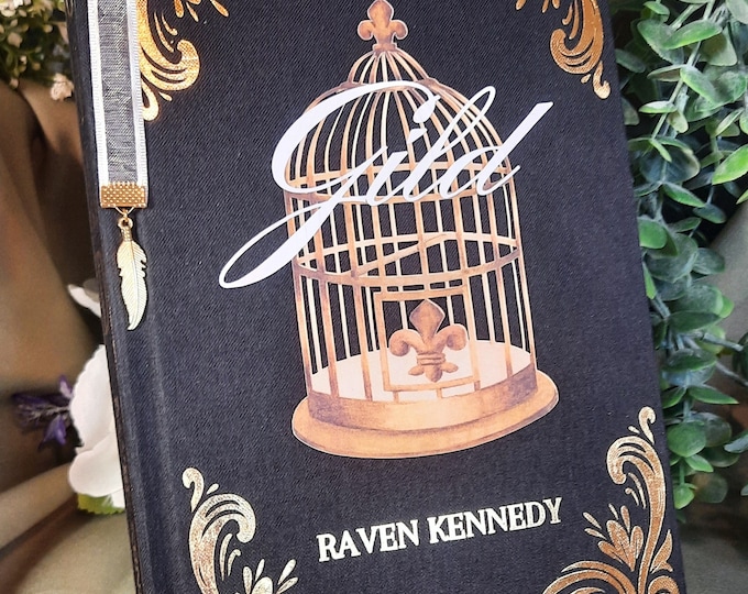 Gild Plated Prisoner Raven Kennedy Rebound Book, Hand Made Custom ...