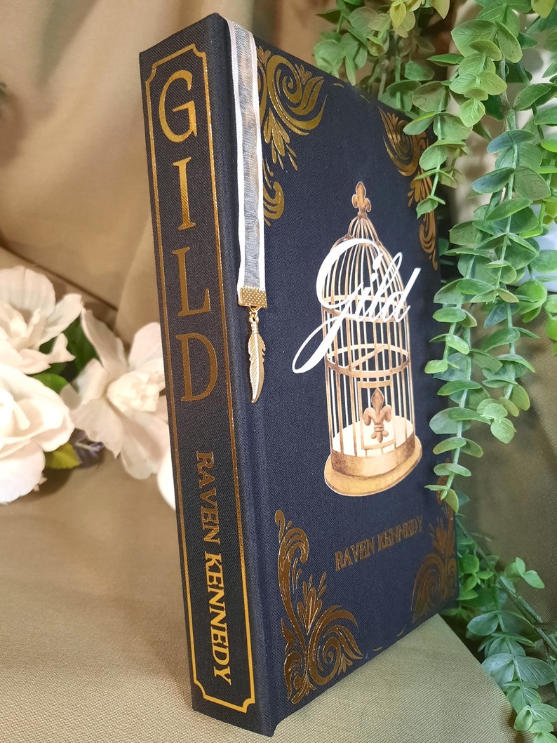 Gild Plated Prisoner Raven Kennedy Rebound Book, Hand Made Custom ...