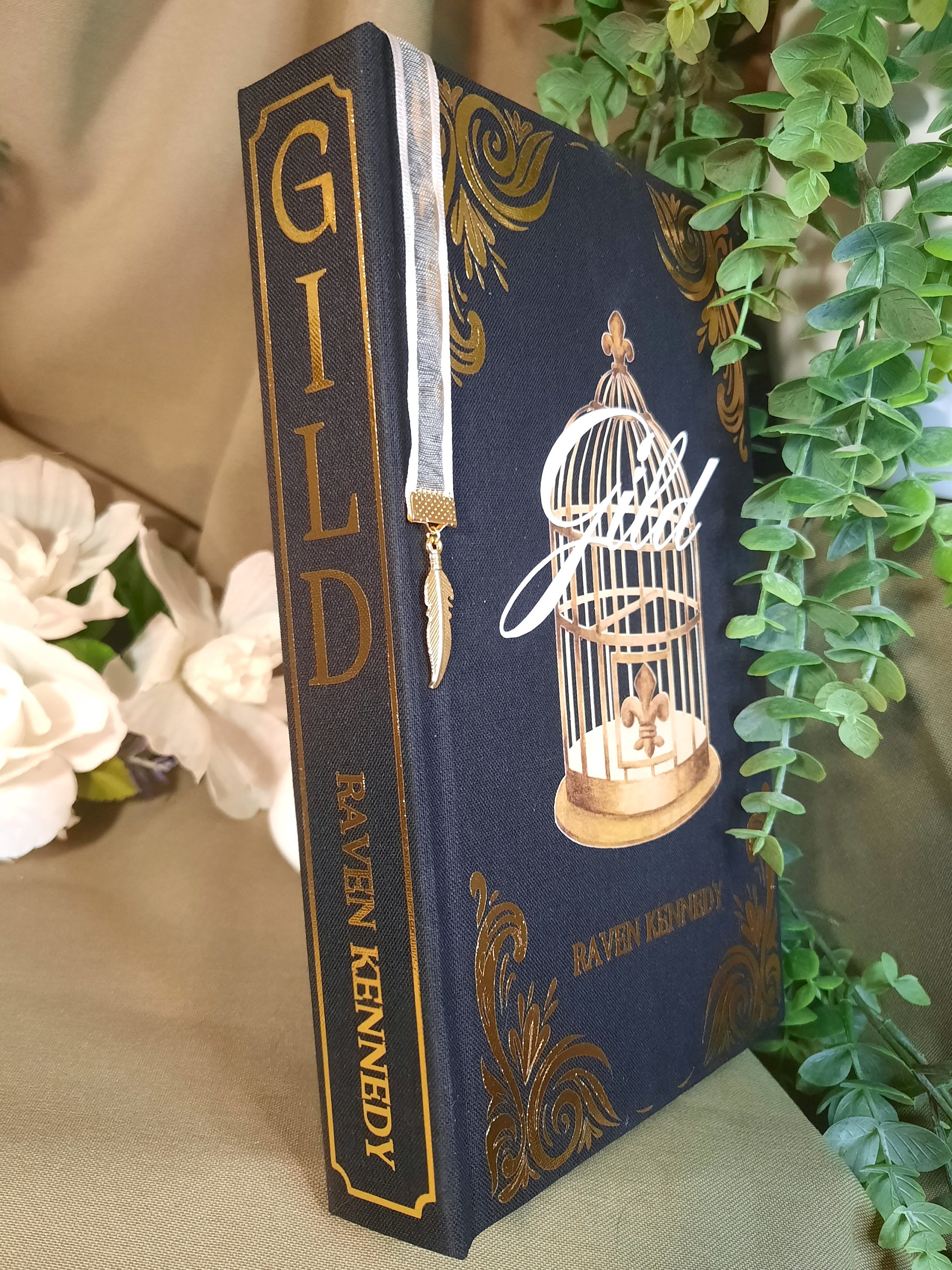 Gild Plated Prisoner Raven Kennedy Rebound Book, Hand Made Custom ...