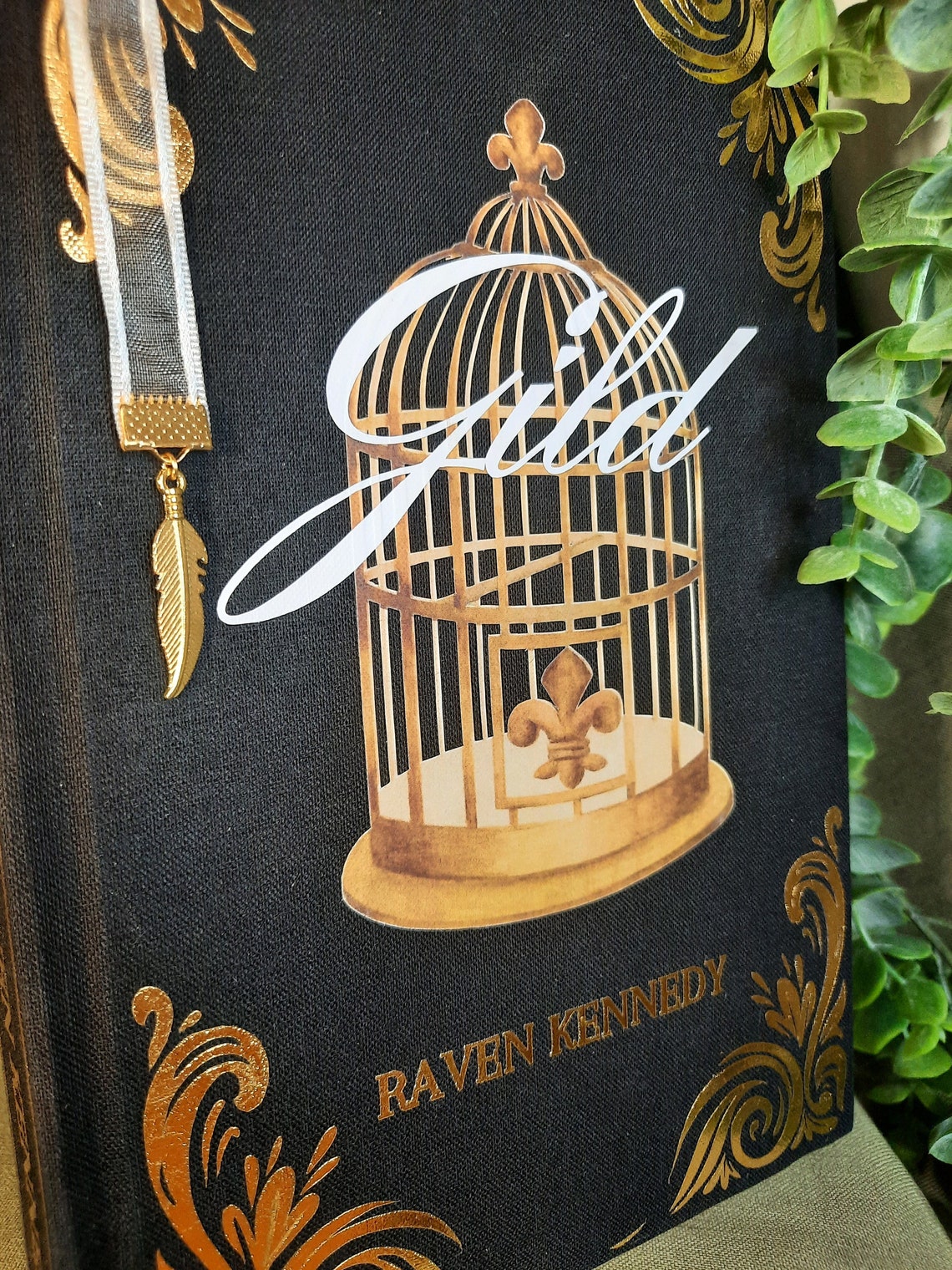 Gild Plated Prisoner Raven Kennedy Rebound Book, Hand Made Custom ...