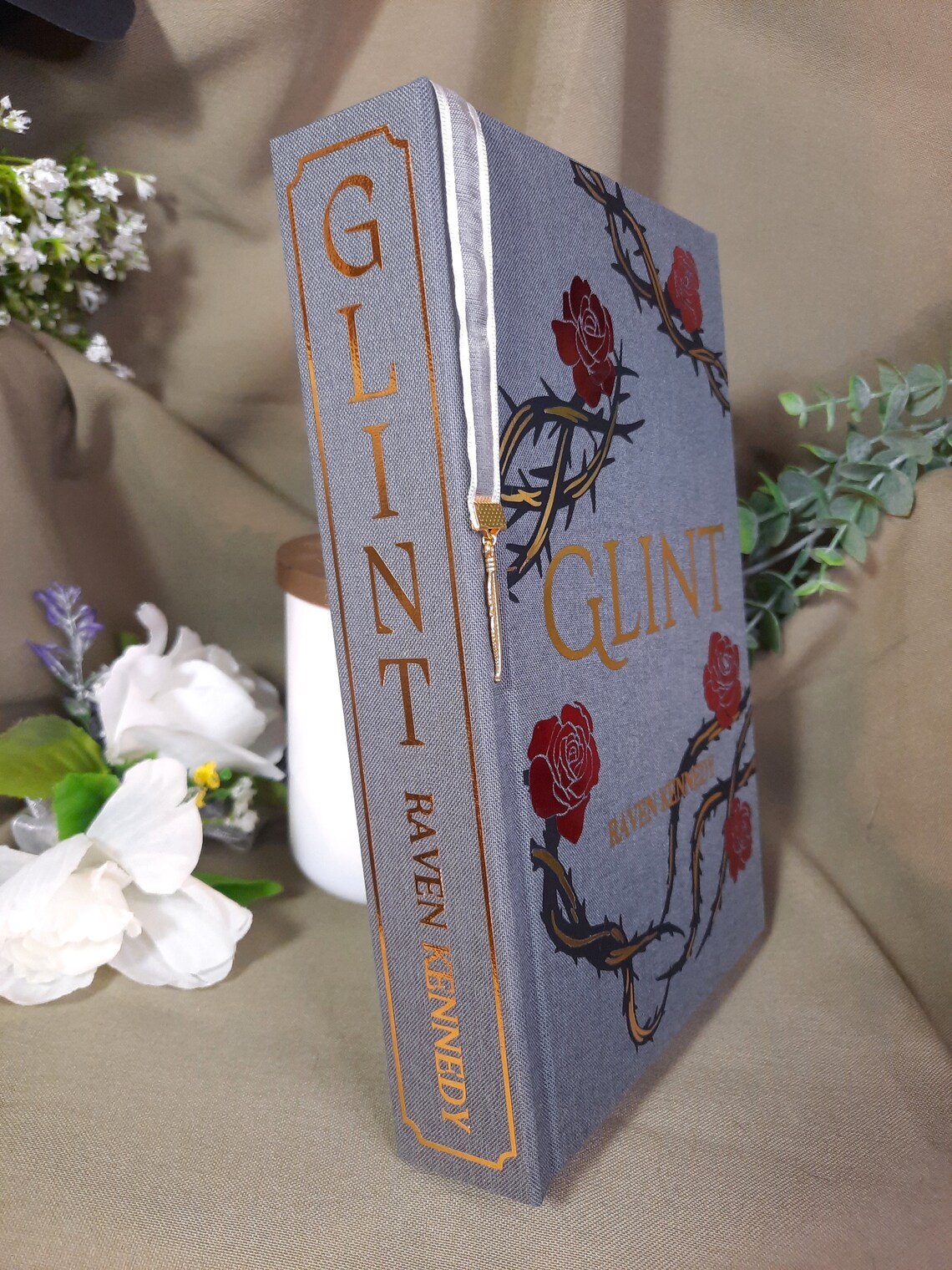 Glint Plated Prisoner Raven Kennedy Rebound Book, Hand Made Custom ...