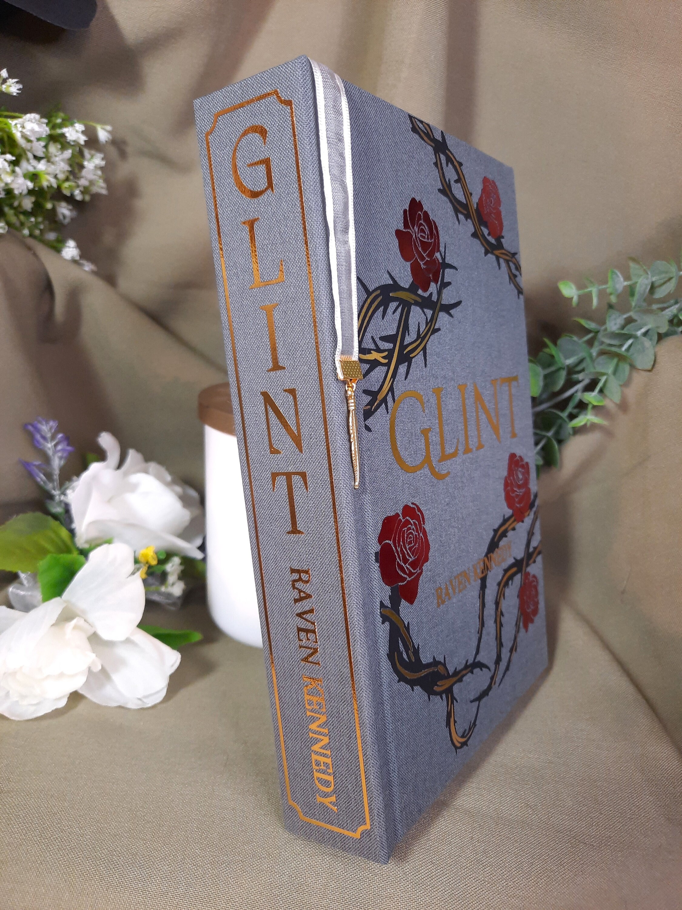 Glint Plated Prisoner Raven Kennedy Rebound Book, Hand Made Custom ...