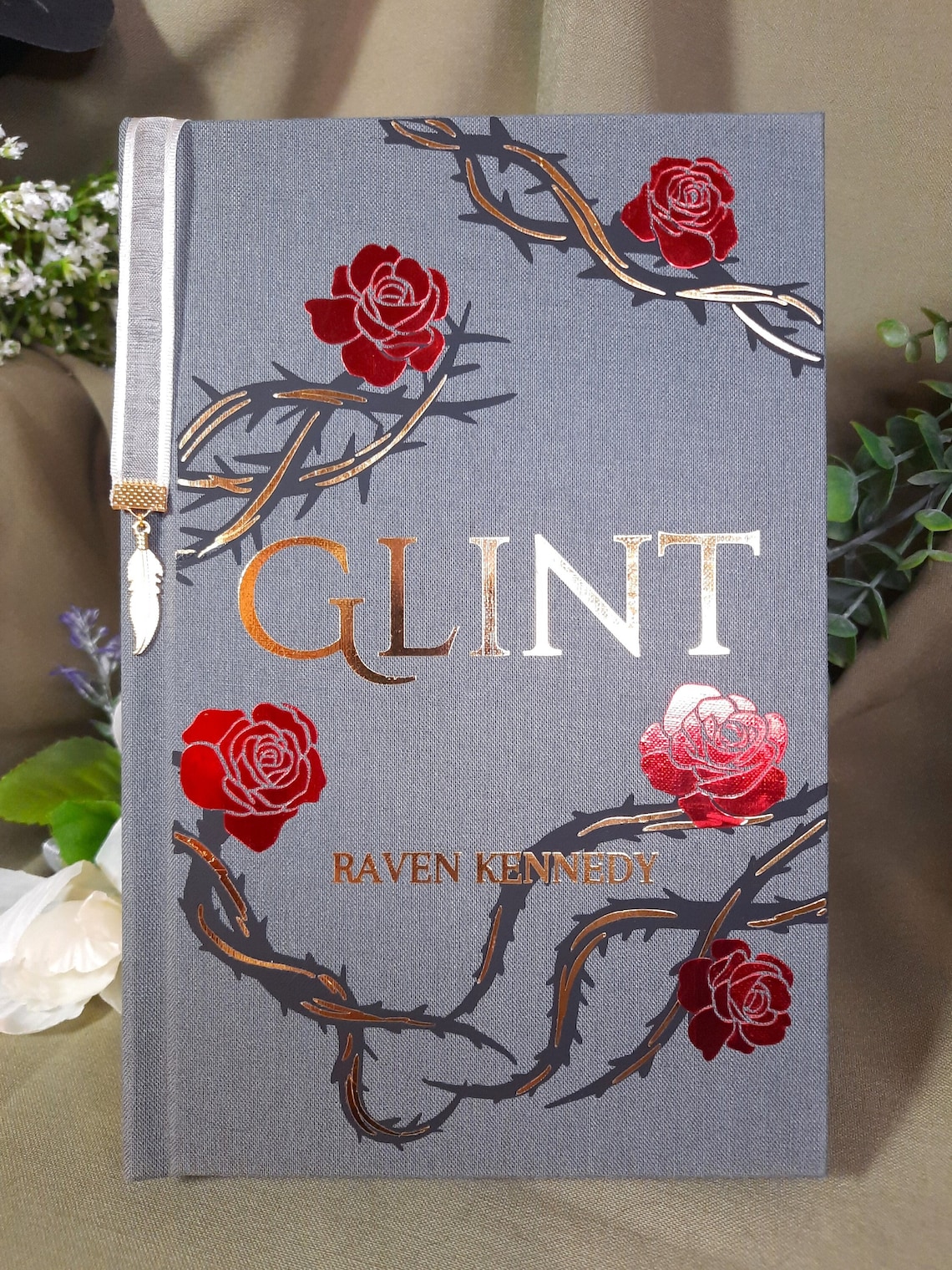 Glint Plated Prisoner Raven Kennedy Rebound Book, Hand Made Custom ...