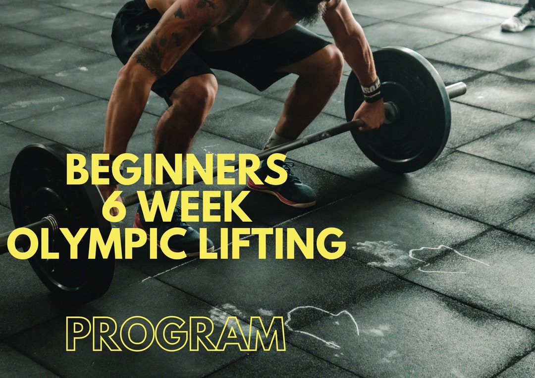 Beginners Olympic Lifting Workout Program - Etsy