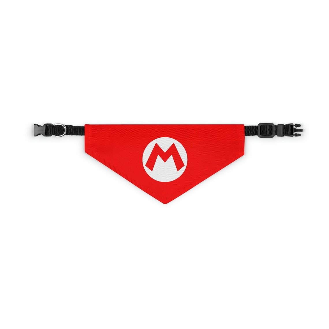Mario Pet Bandana Collar With Clip - Dog Collar - Scarf - Nintendo ...