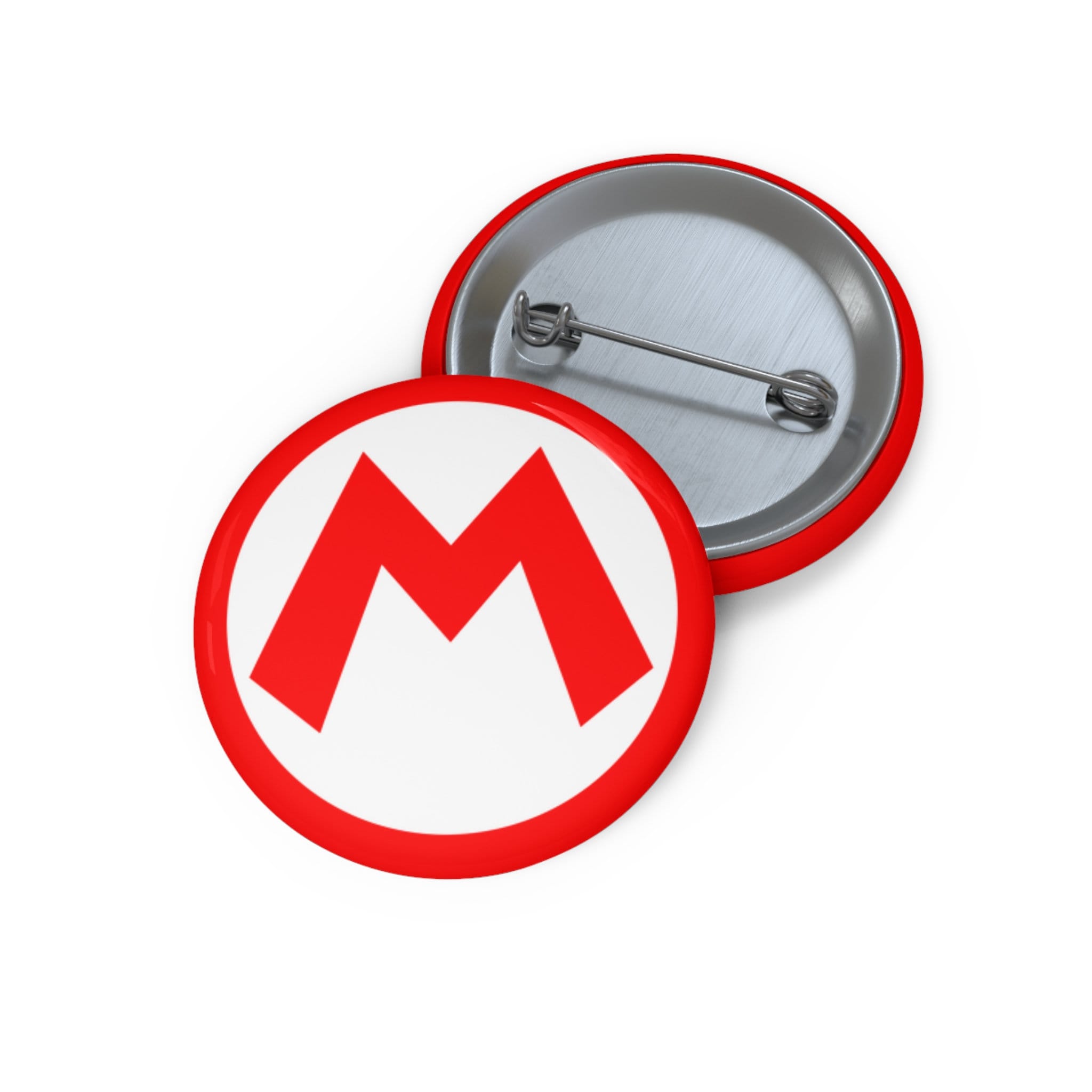 Mario Button, Gamer Pin, Backpack Decoration, Mario Theme Badge ...