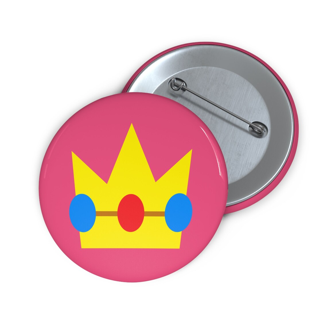 Princess Peach Button, Gamer Pin, Backpack Decoration, Super Mario ...