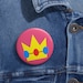 Princess Peach Button, Gamer Pin, Backpack Decoration, Super Mario ...