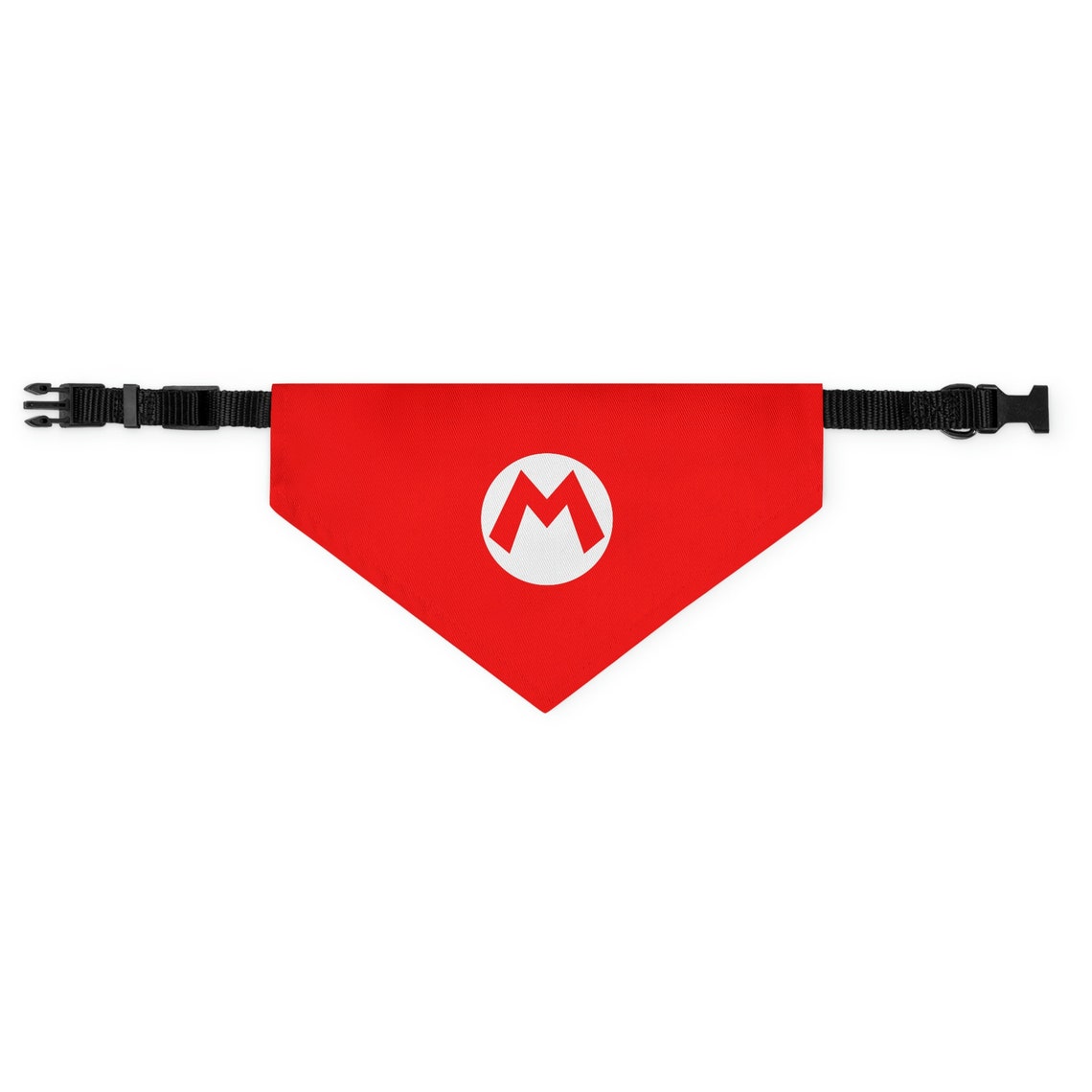 Mario Pet Bandana Collar With Clip - Dog Collar - Scarf - Nintendo ...