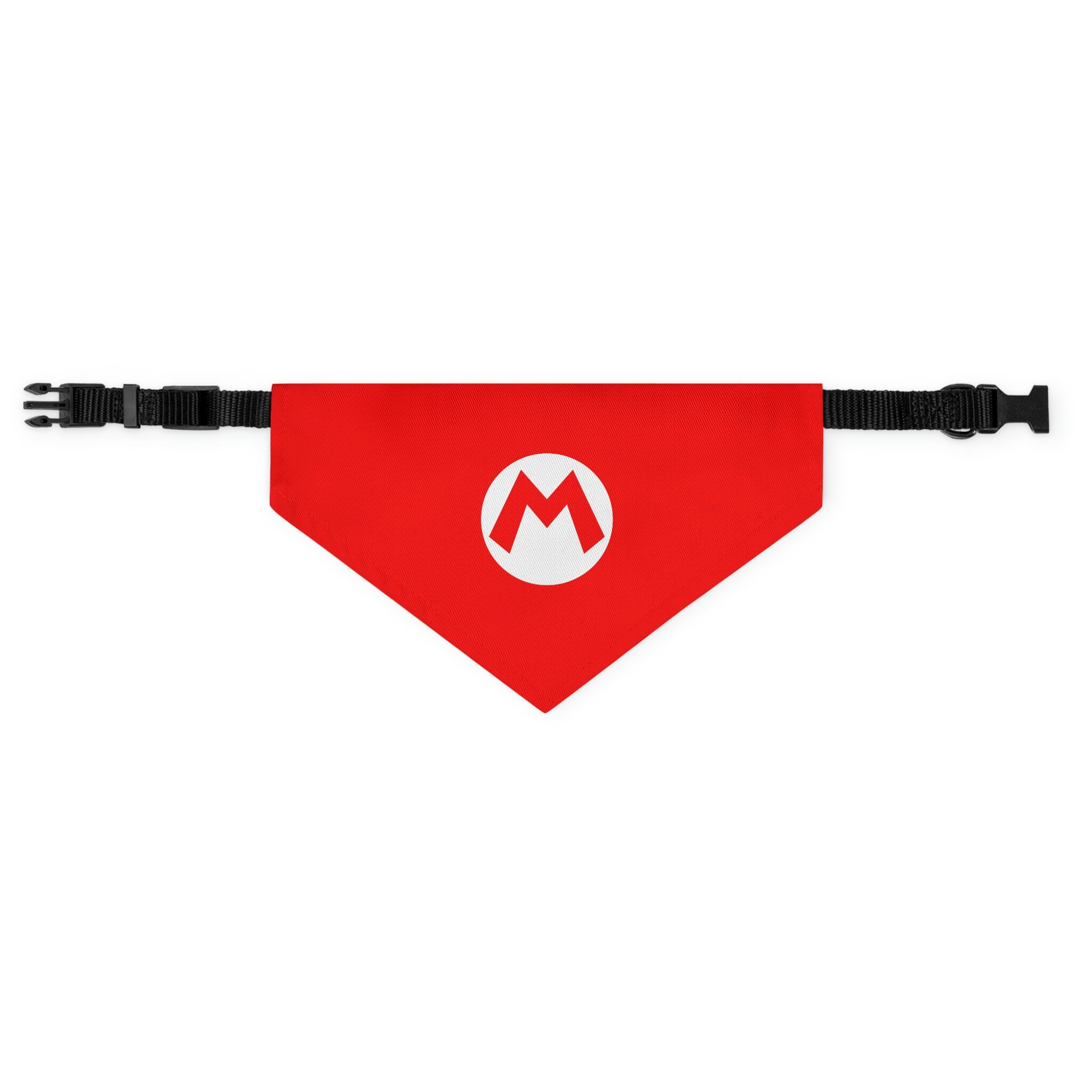 Mario Pet Bandana Collar With Clip - Dog Collar - Scarf - Nintendo ...
