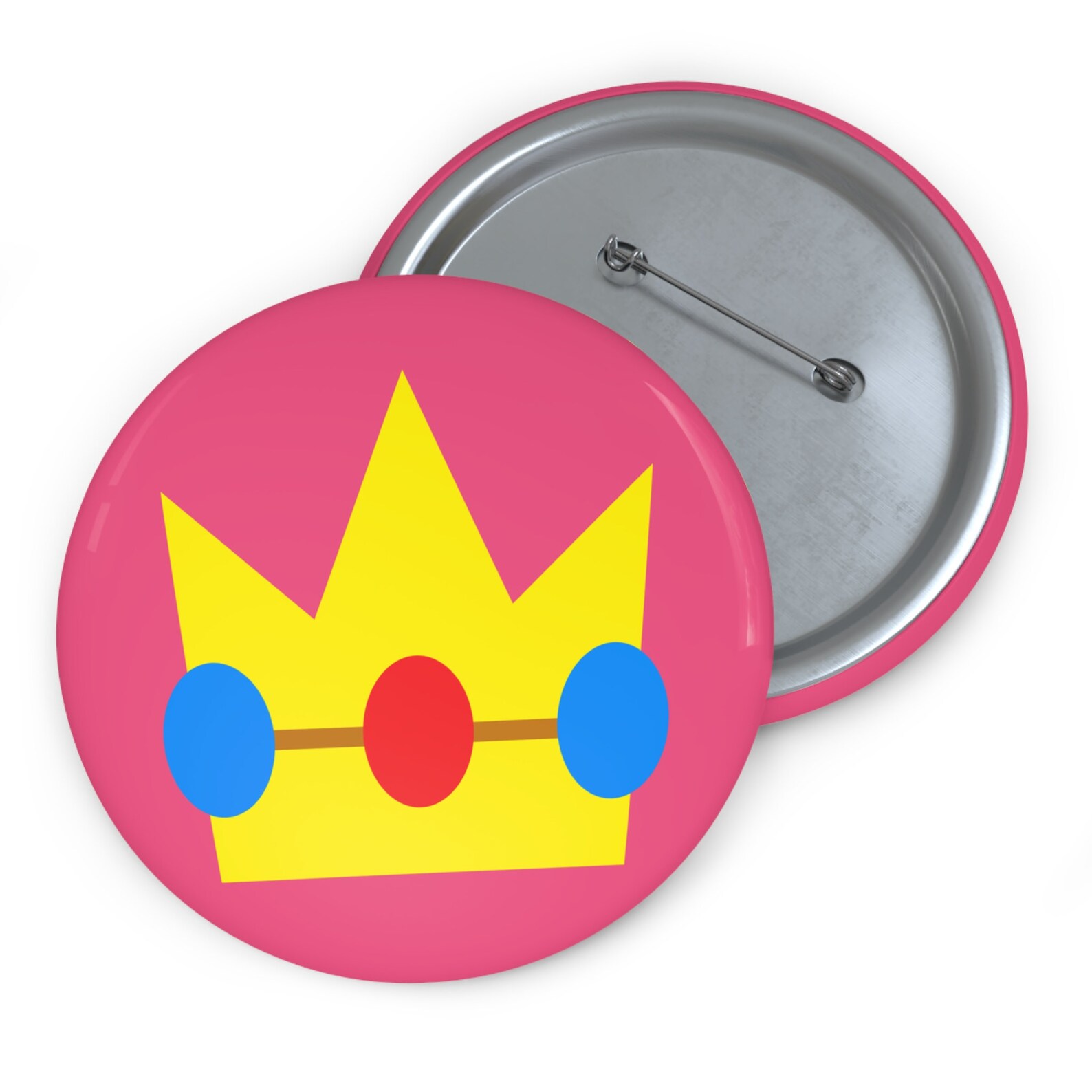 Princess Peach Button, Gamer Pin, Backpack Decoration, Super Mario ...