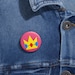 Princess Peach Button, Gamer Pin, Backpack Decoration, Super Mario ...