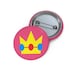 Princess Peach Button, Gamer Pin, Backpack Decoration, Super Mario ...