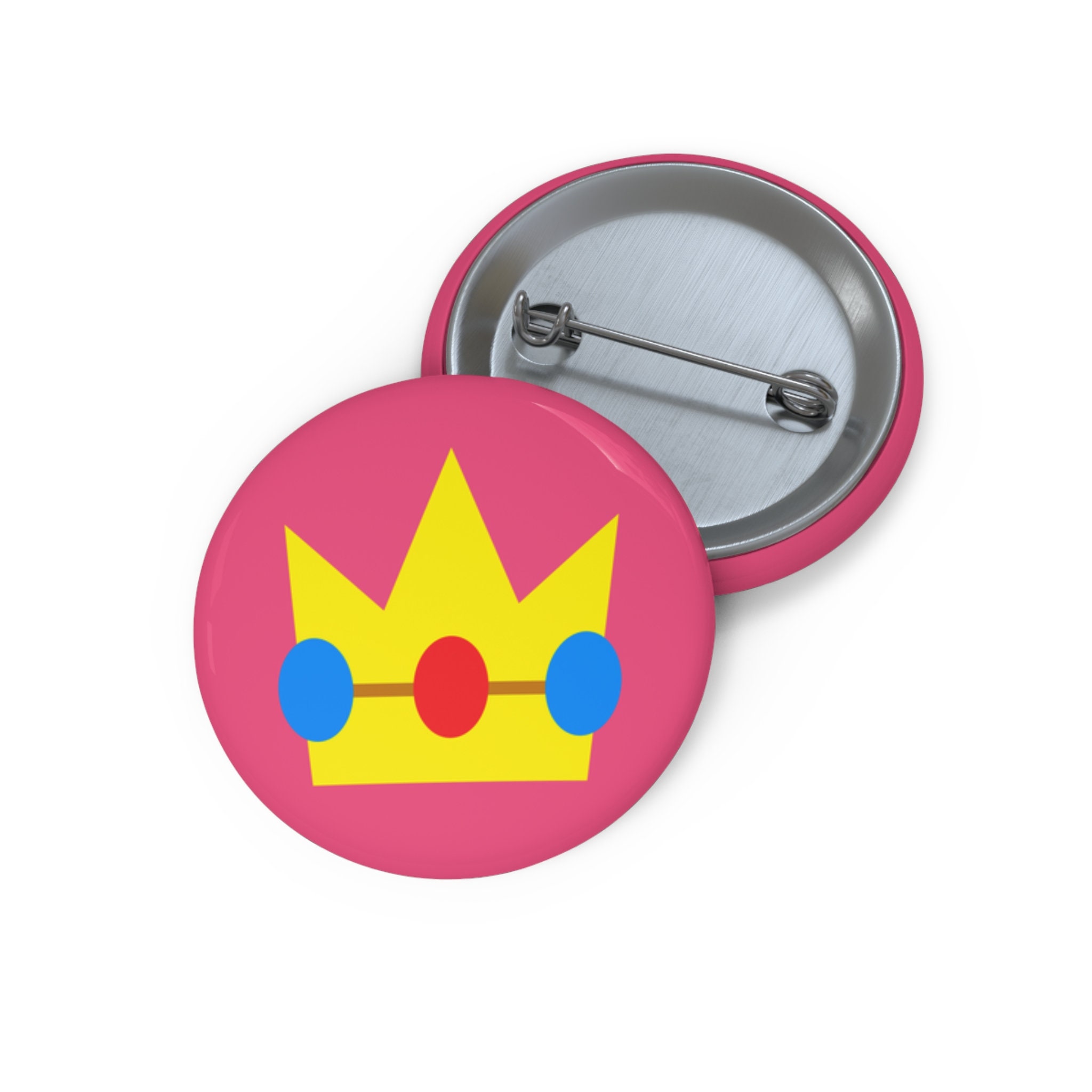 Princess Peach Button, Gamer Pin, Backpack Decoration, Super Mario ...