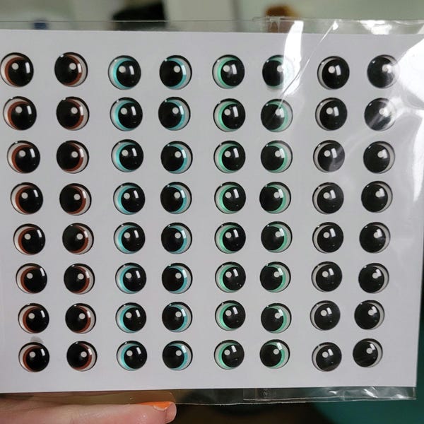 Polymer Clay Eyes - Etsy