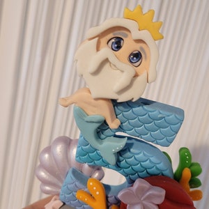 Little Mermaid Candle / Cake Topper - Inedible - Doesn't Melt ...