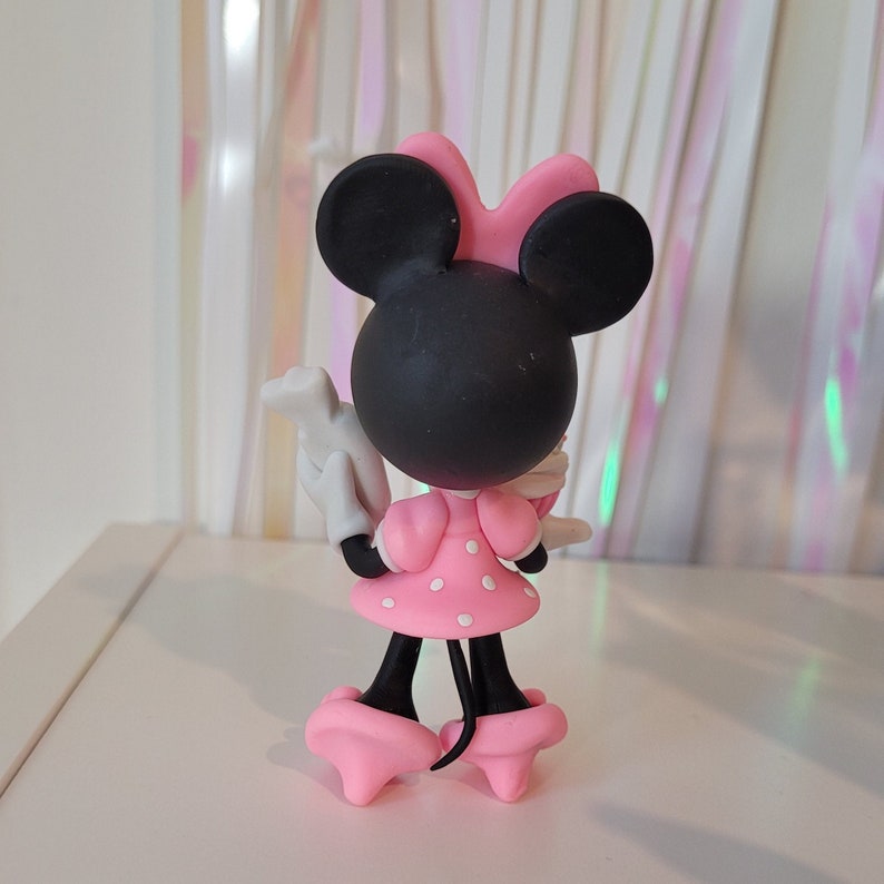 Minnie Baker Figure Cake Topper Inedible Plastic Free Non-toxic Cold ...
