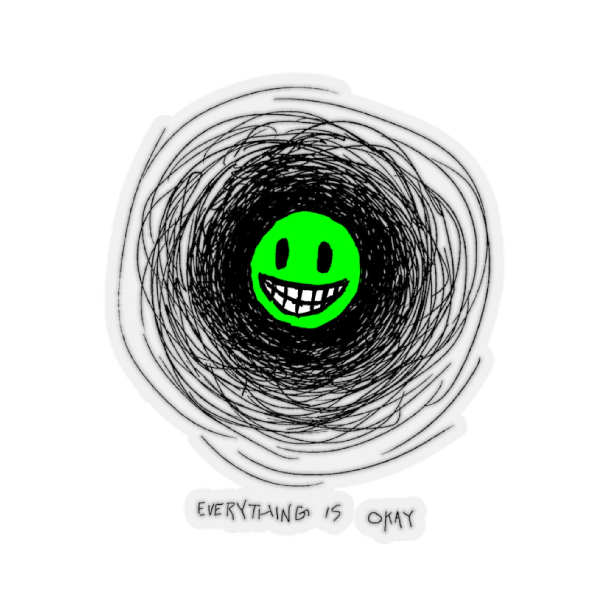 Cursed Meme Smiley Weirdcore Dreamcore Horror Sticker - Etsy UK